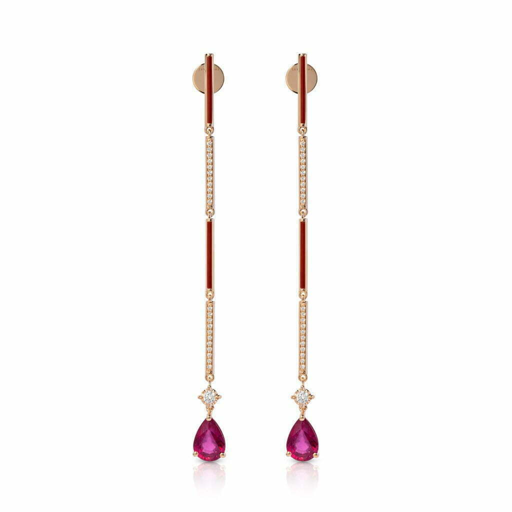 Linette Piorra Ring in Ruby - Savolinna Jewelry