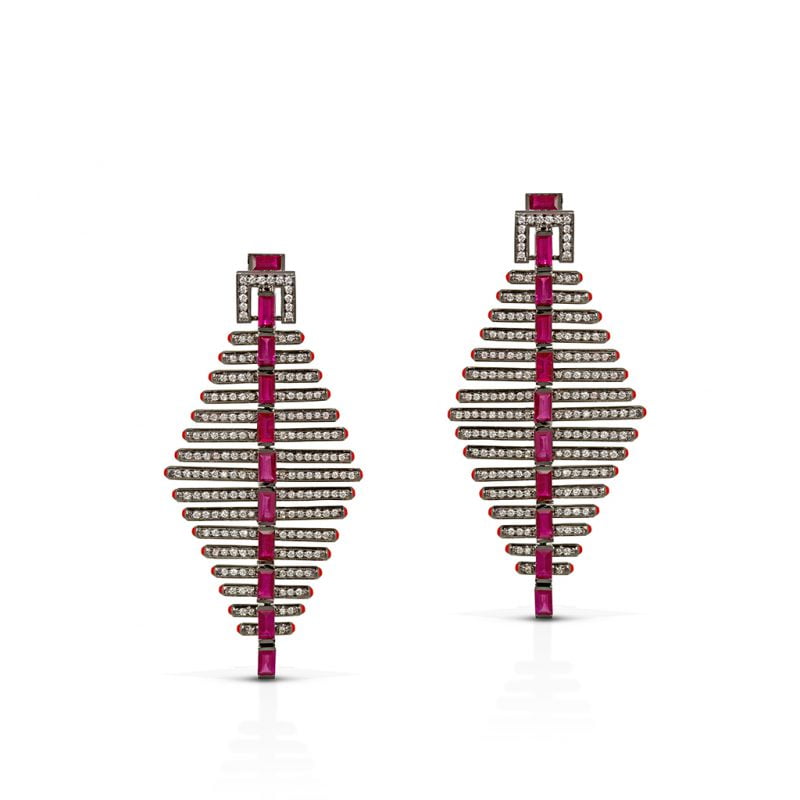 Linette Piorra Ring in Ruby - Savolinna Jewelry