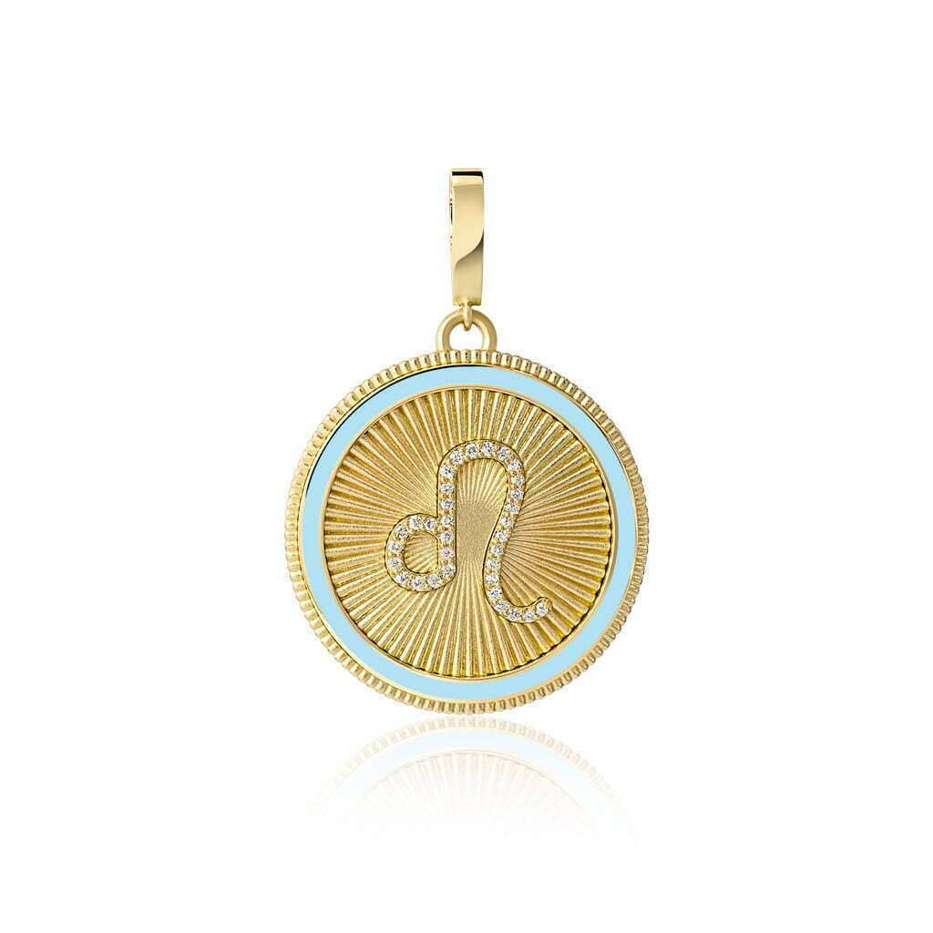 Personalized Leo Zodiac Coin | Savolinna Jewelry