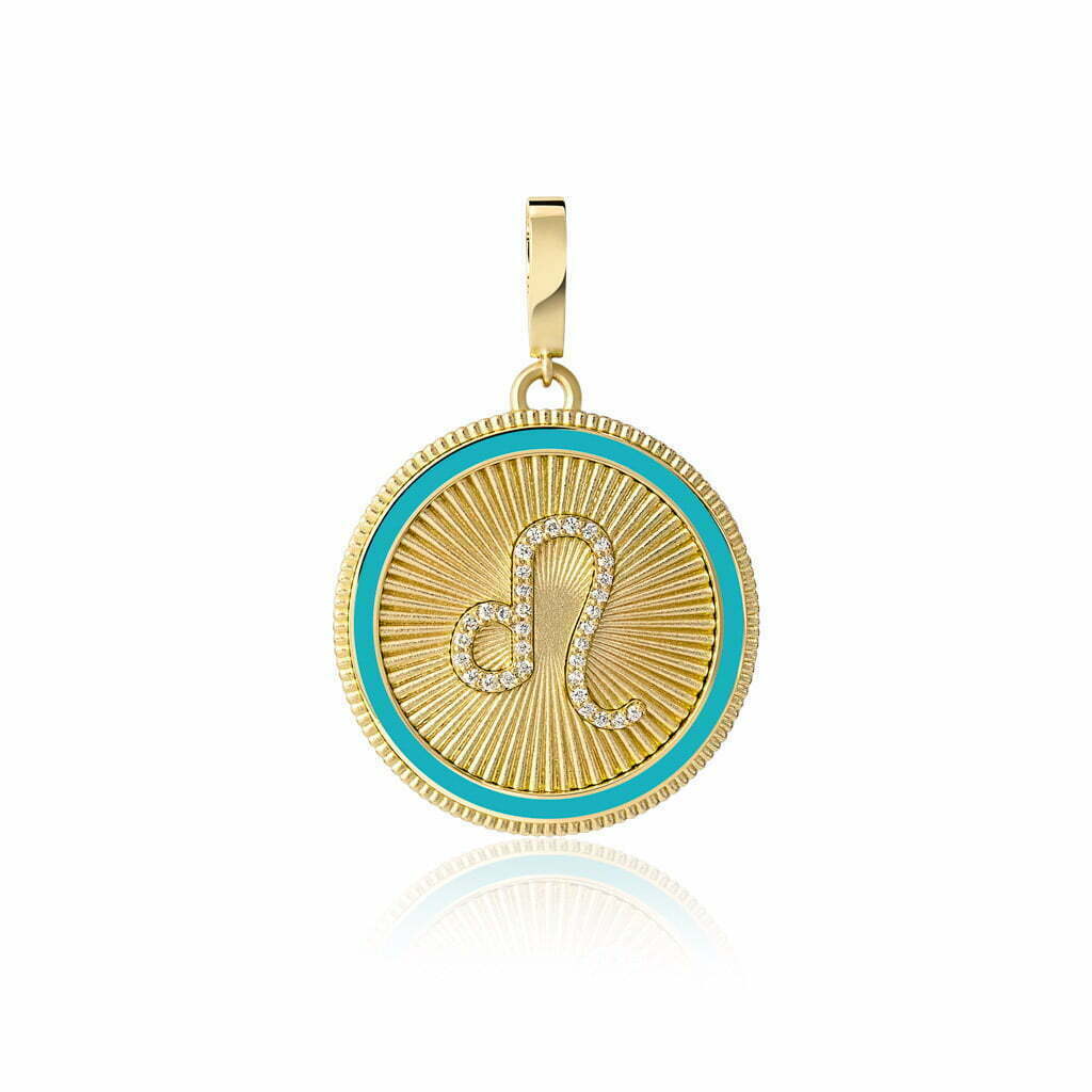 Personalized Leo Zodiac Coin | Savolinna Jewelry