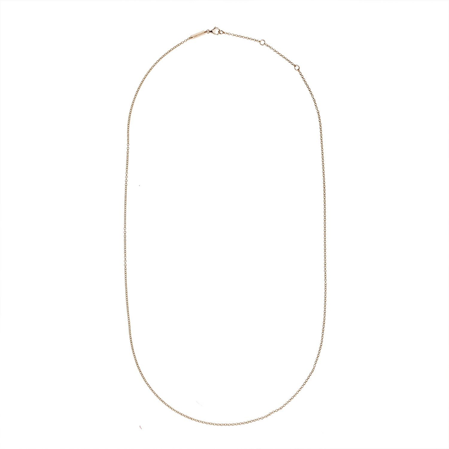 Cable Chain Slim 60cm Yellow Gold - Savolinna Jewelry